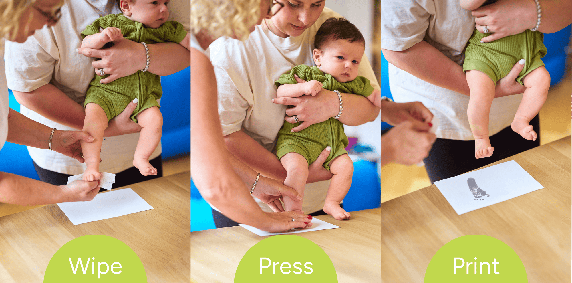 Inkless Baby Hand & Footprint Keepsake & Castings | Newborn Baby Gifts