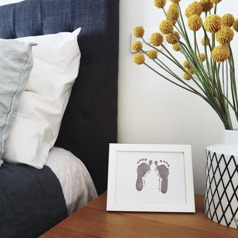 Inkless Baby Print Frame Kit | Inkless Baby’s Hand and Footprints Kit ...