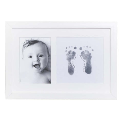 Baby Made Inkless Print Photo Frame Kit | Baby's Hand and Foot Print ...