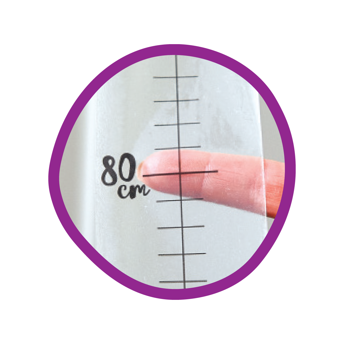 Clear Height Chart Wall Sticker | Measure Me | Baby Made – BABY MADE
